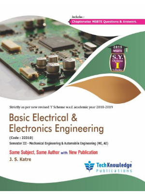 Basic Electrical and Electronics Engineering | MSBTE Mech Sem 3 | Techknowledge Pub - OnlineABC ...